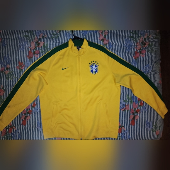 Nike | Jackets & Coats | Nike Xxl Brasil Track Jacket | Poshmark